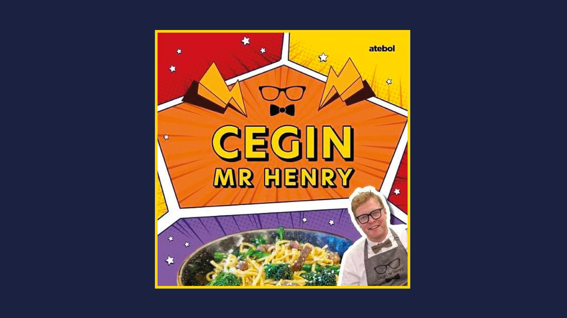 **CYSTADLEUAETH NEWYDD** Llyfr Coginio Cegin Mr Henry